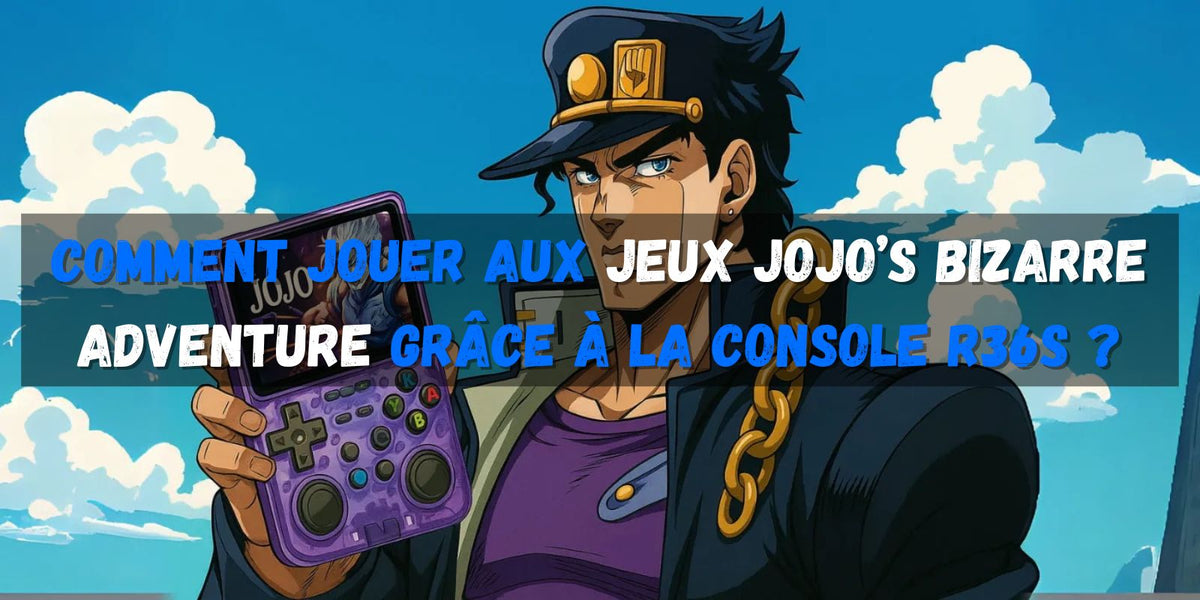 Console R36S : Jouez à JoJo’s Bizarre Adventure et Jeux Rétro & JJBA SHOP