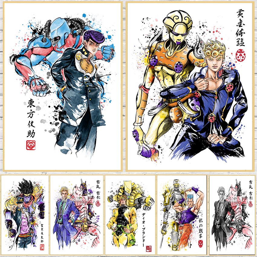 Poster JoJo Part 4 & JJBA SHOP